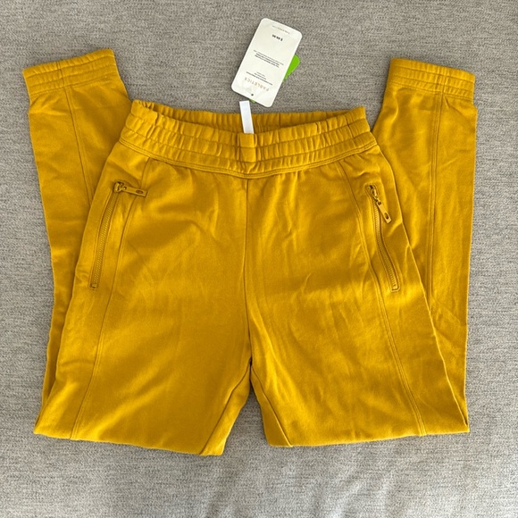 Fabletics | Pants & Jumpsuits | New Yellow Fabletics Sweat Pants Size ...